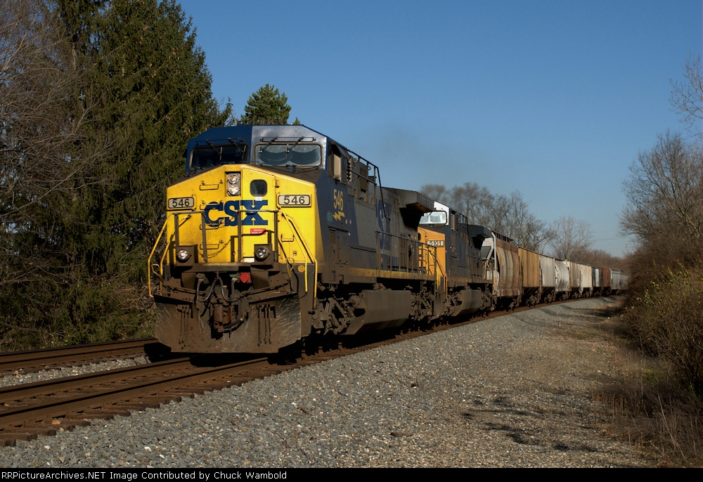 CSX 5461 Southbound at Stony Hollow Road